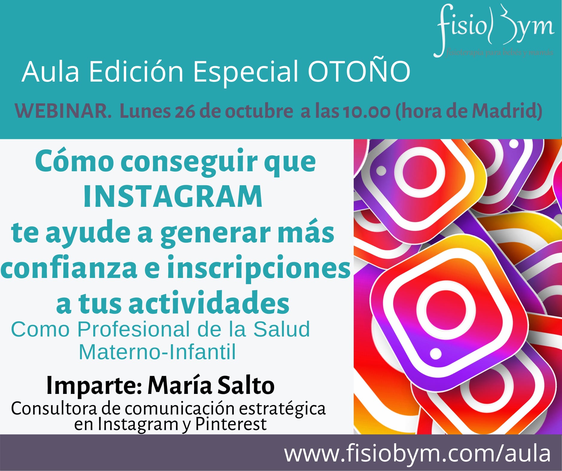 35. Webinar OCT20 instagram. María Salto - FisioByM